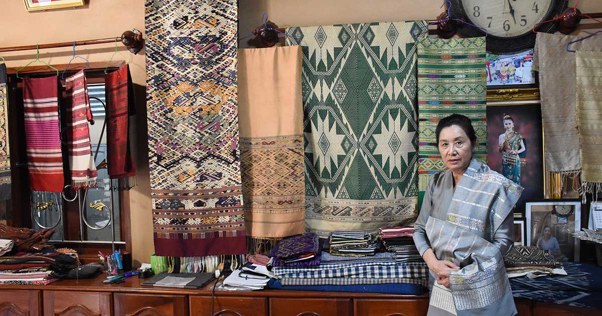 Luang Prabang Silk GI – Traditional Laos Silk-Weaving at its best