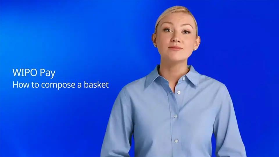 WIPO Pay: How to compose a basket
